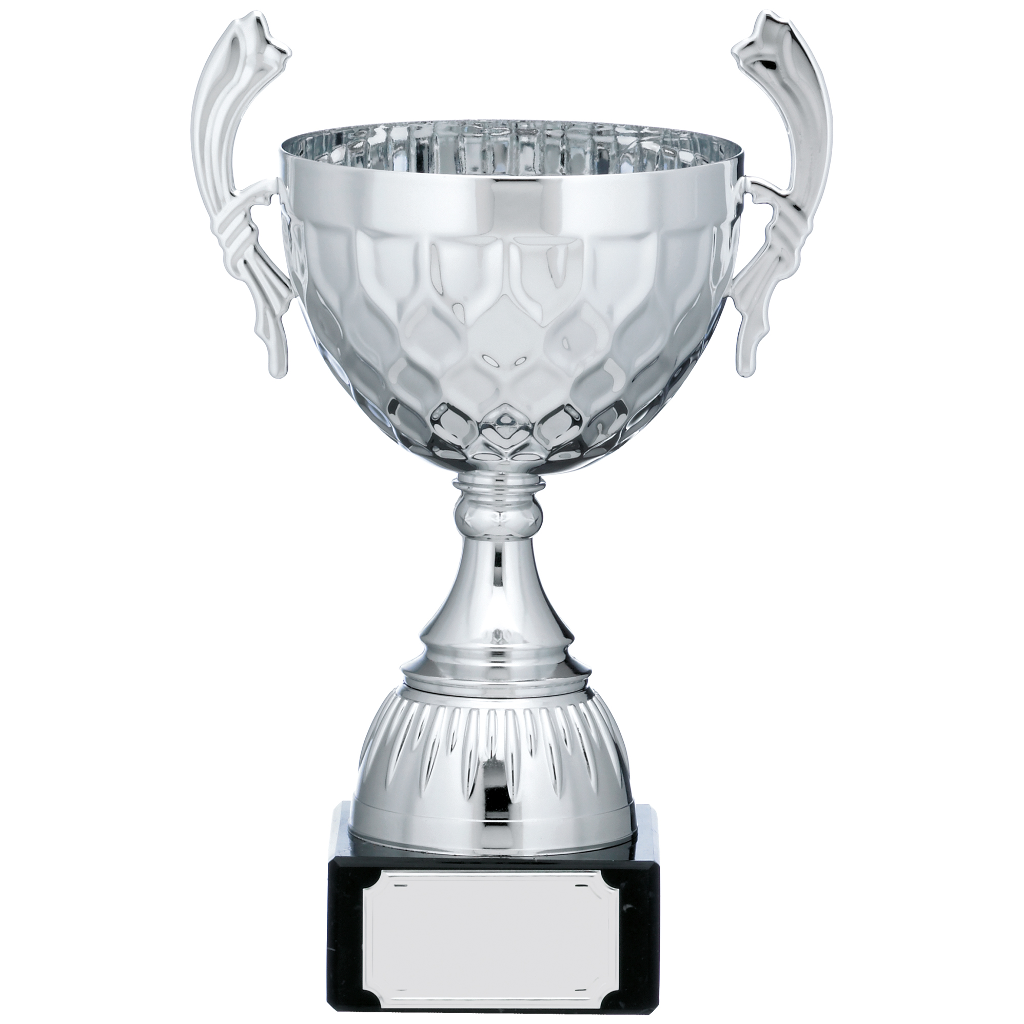 SILVER CUP TROPHY WITH HANDLES - trophyman.co.uk