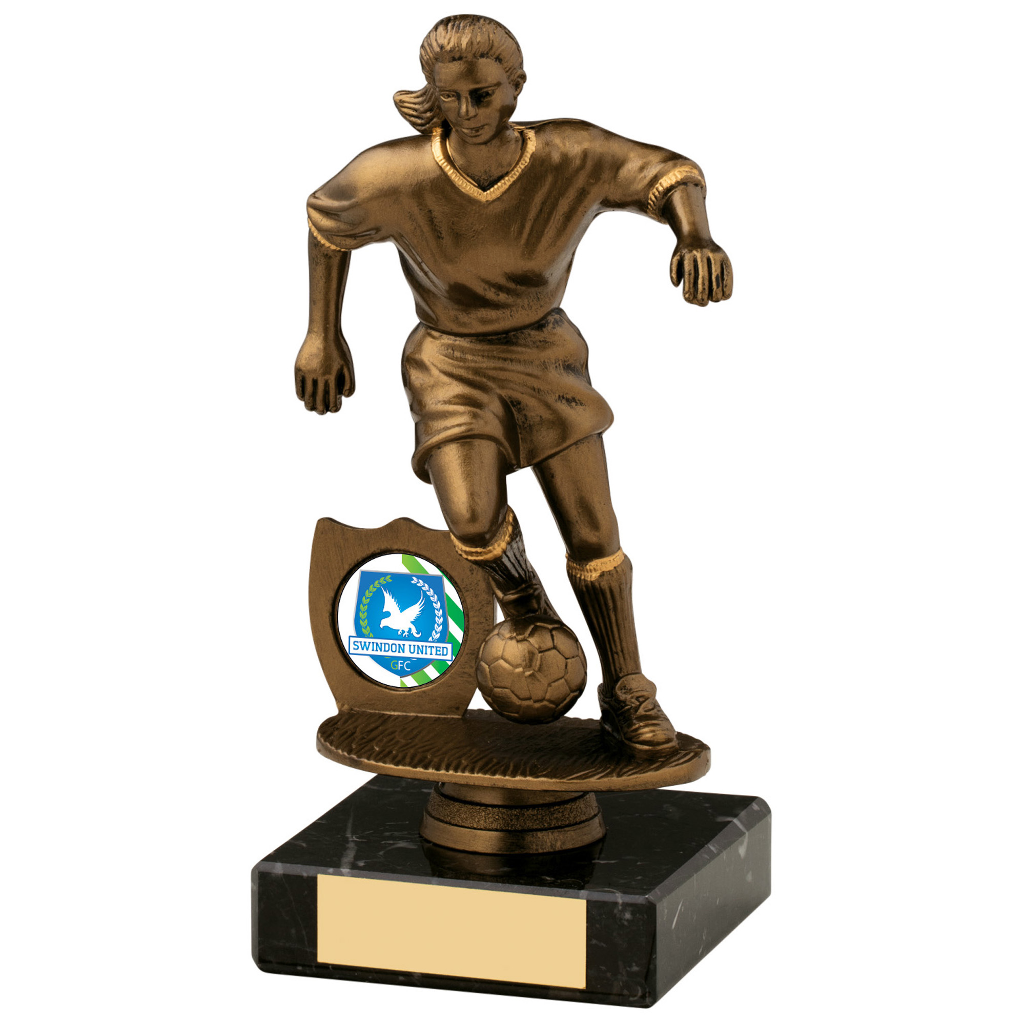 FEMALE FOOTBALL TROPHY - trophyman.co.uk