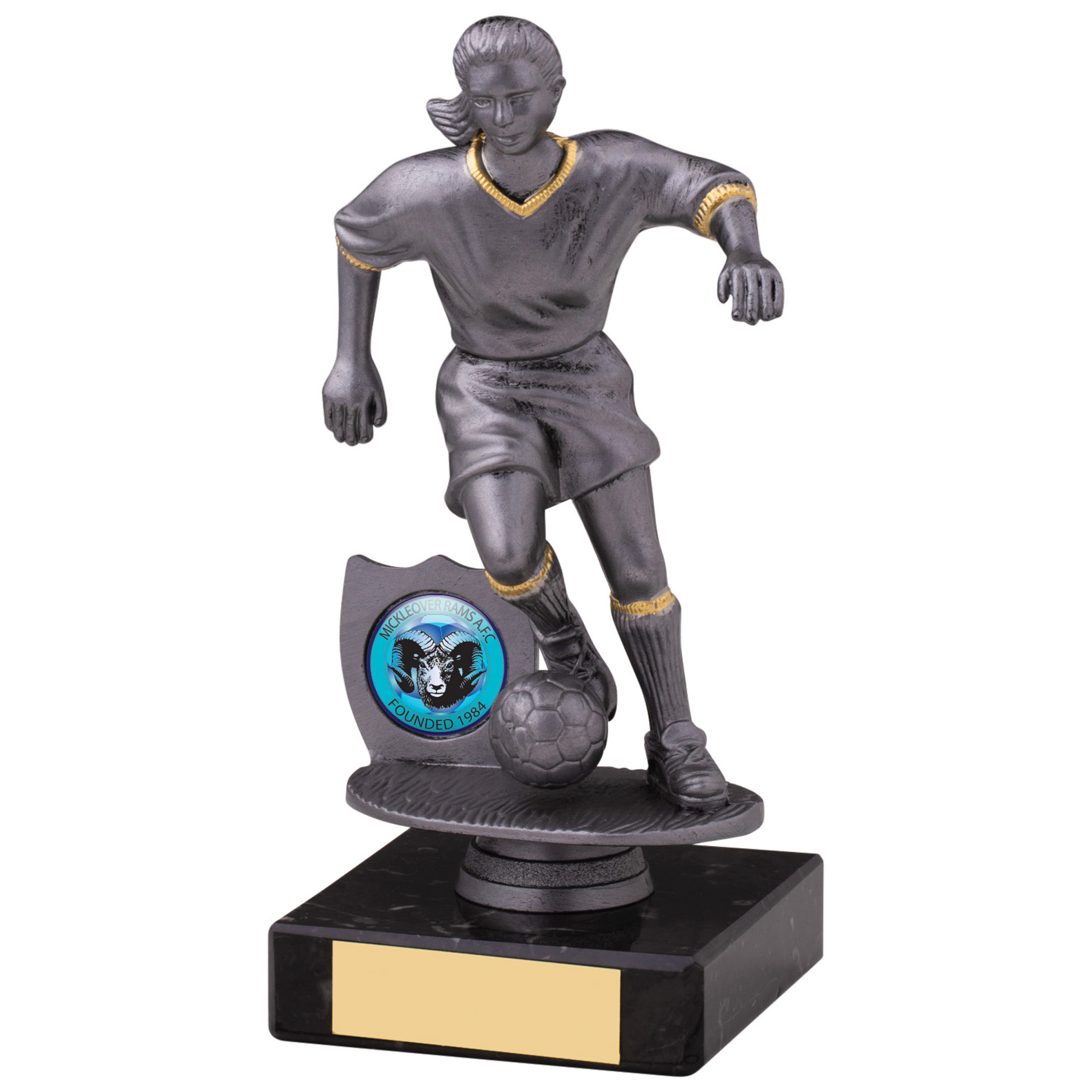 FEMALE FOOTBALL TROPHY - trophyman.co.uk