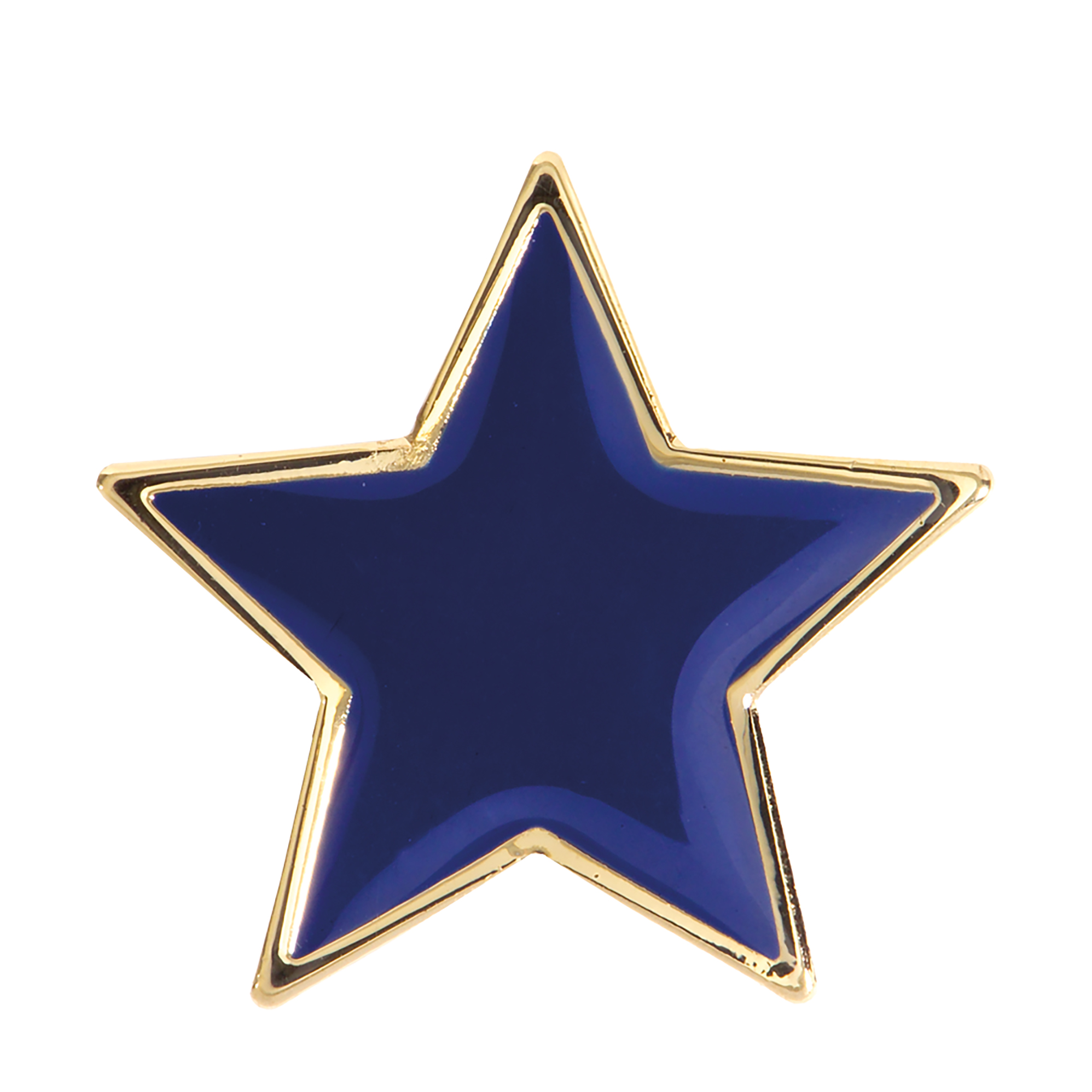 BLUE STAR ENAMEL BADGE - trophyman.co.uk