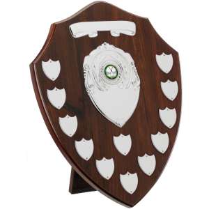 12 YEAR PRESENTATION SHIELD - trophyman.co.uk