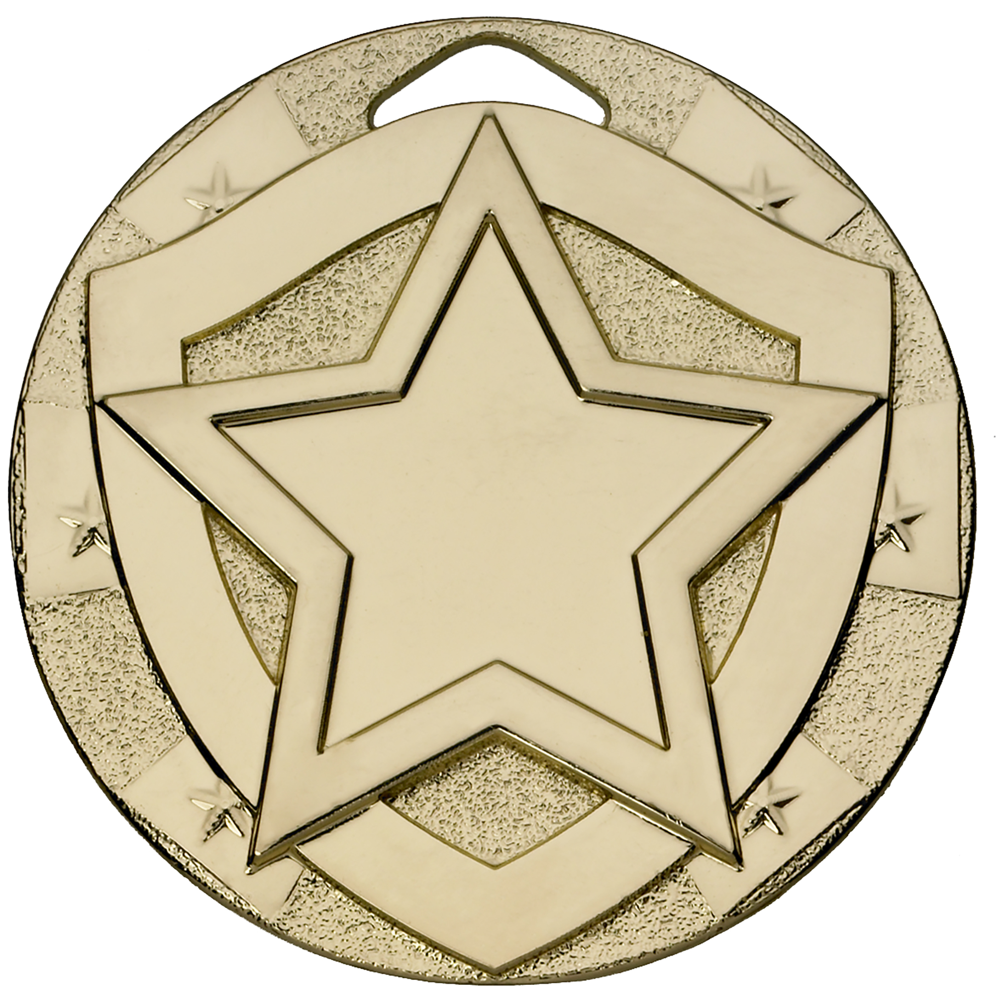 50MM STAR SHIELD MEDAL - trophyman.co.uk