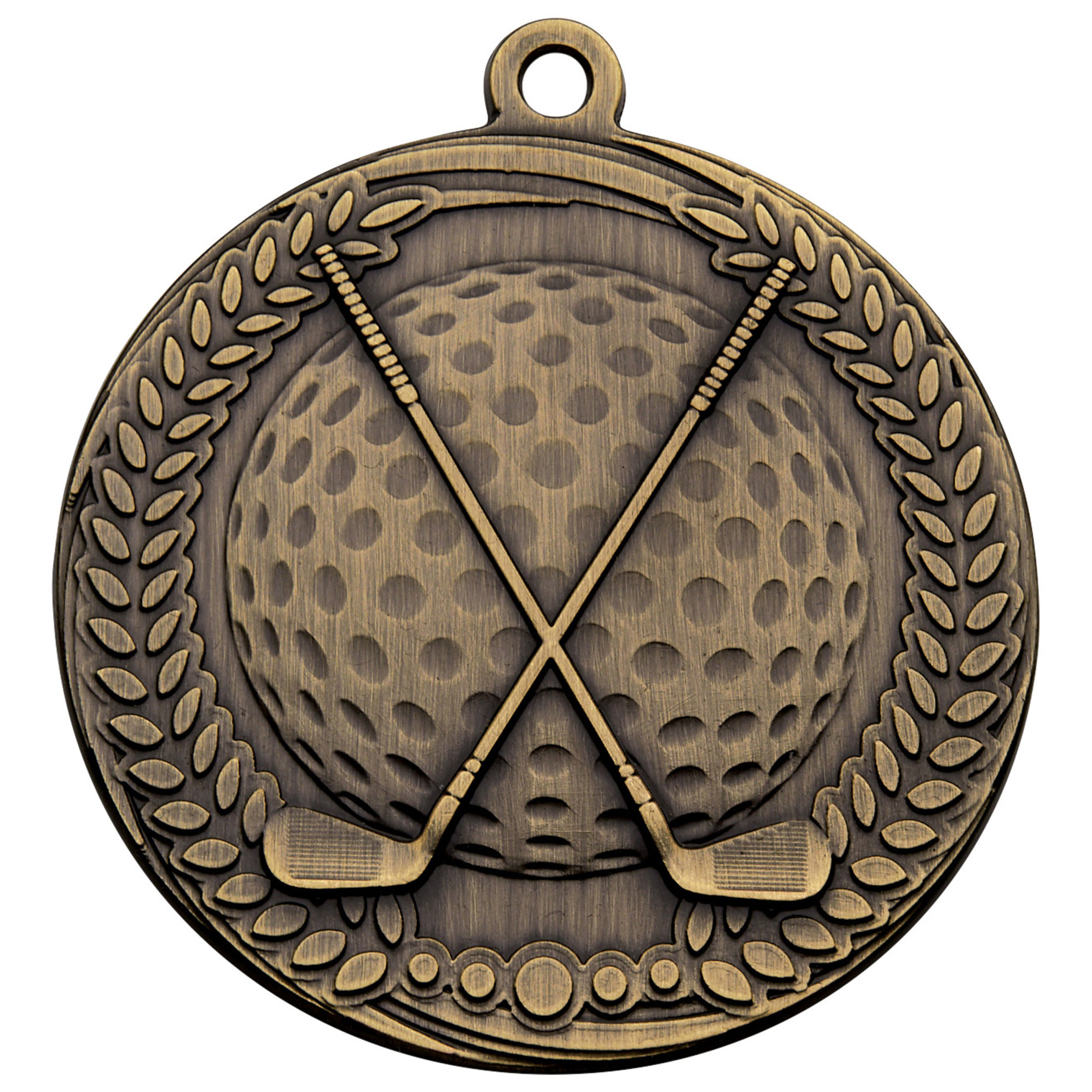70MM BRONZE GOLF MEDAL - trophyman.co.uk