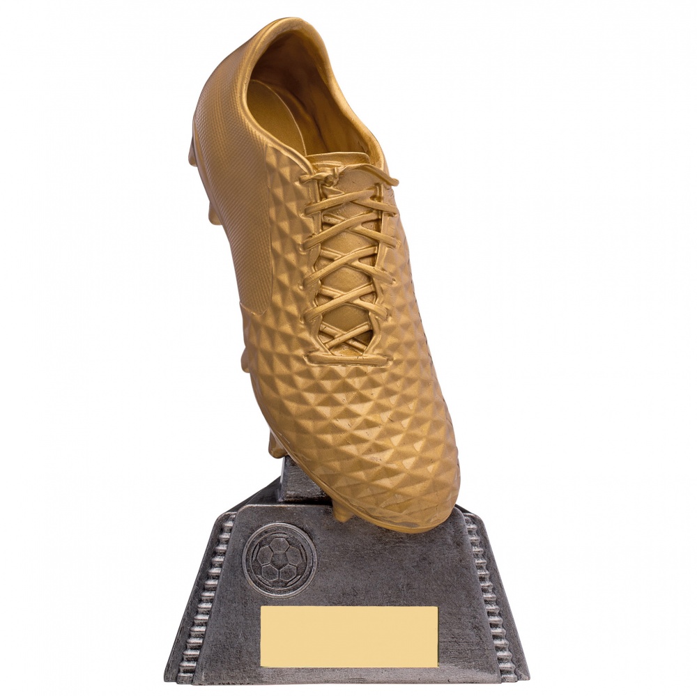 Golden Boot Football Trophy - trophyman.co.uk