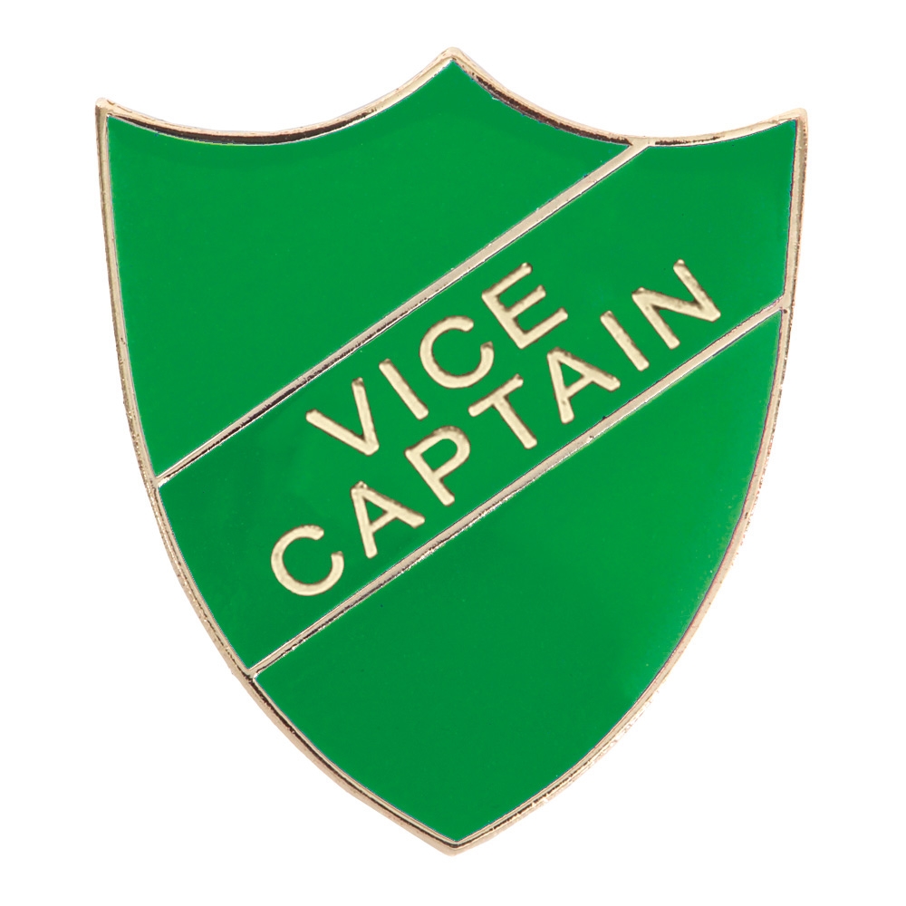 GREEN FORM CAPTAIN BADGE - trophyman.co.uk